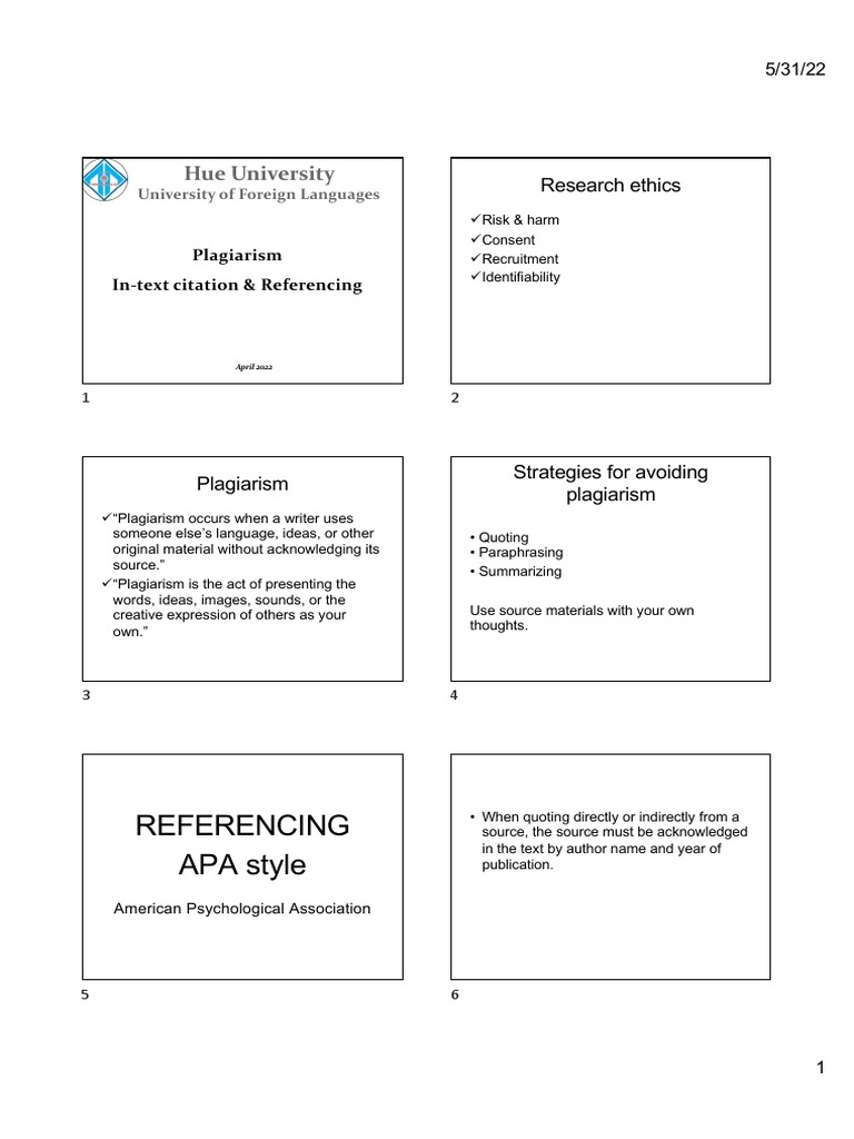Strategies for Avoiding Plagiarism: A Guide to Academic Integrity and ...