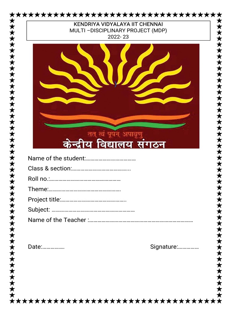 MDP Class 3rd Evs | PDF