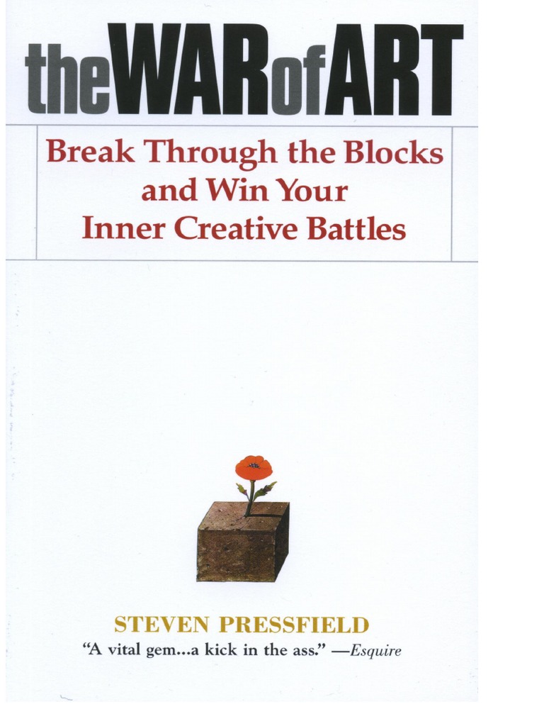 BOOK - The WAR of ART - by Steven Pressfield (Scanned Book) | PDF