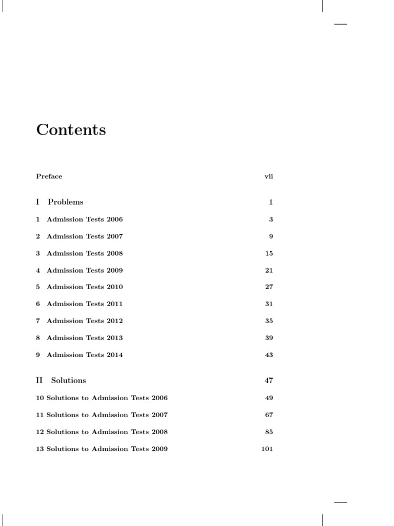 I Problems 1 | PDF | Mathematics | Geometry