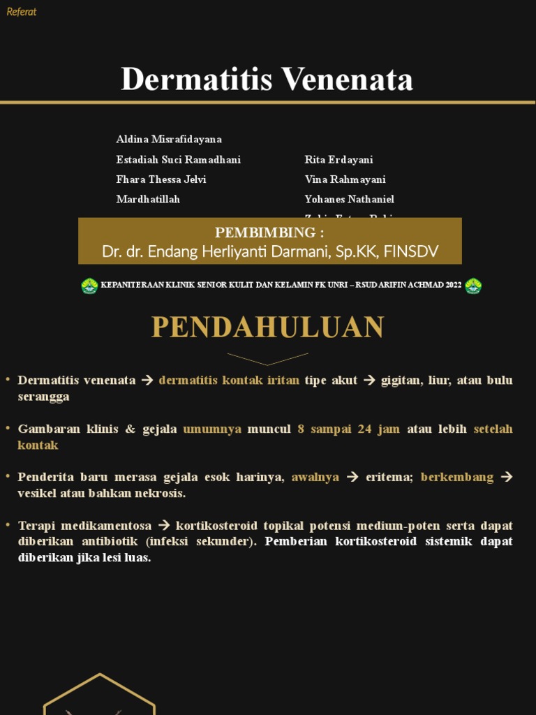 Tatalaksana Dermatitis Venenata | PDF