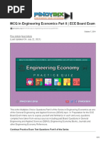 Engineering Economics Cheat Sheet | PDF | Compound Interest | Interest
