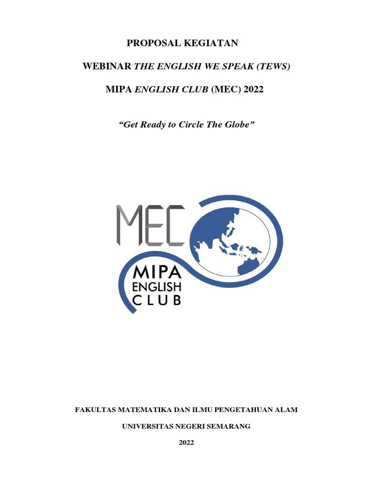 Proposal Webinar Tews | PDF