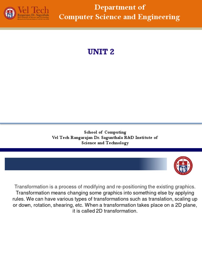 UNIT 2 Computer Graphics | PDF | 2 D Computer Graphics | Cartesian ...