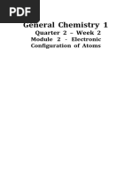 General Chemistry I Quarter 2 Modules | PDF | Atomic Orbital | Electron ...