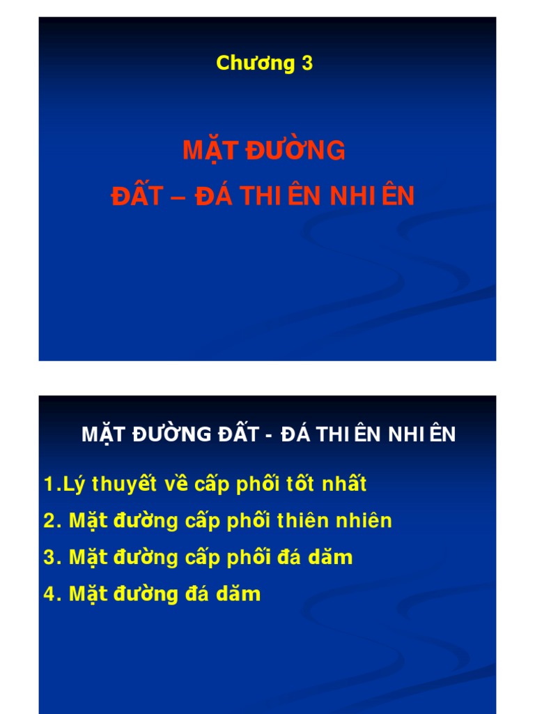 Mat Duong Dat Da Thien Nhien | PDF