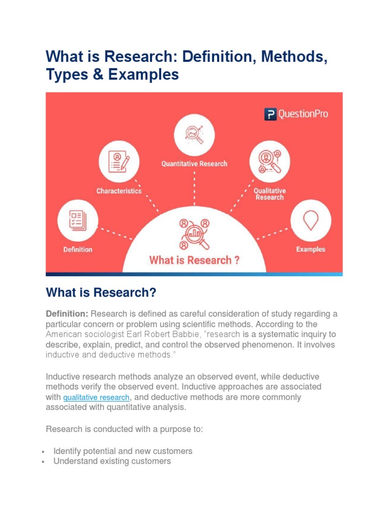 Research Methods Definition Explained 40 | PDF | Inductive Reasoning ...