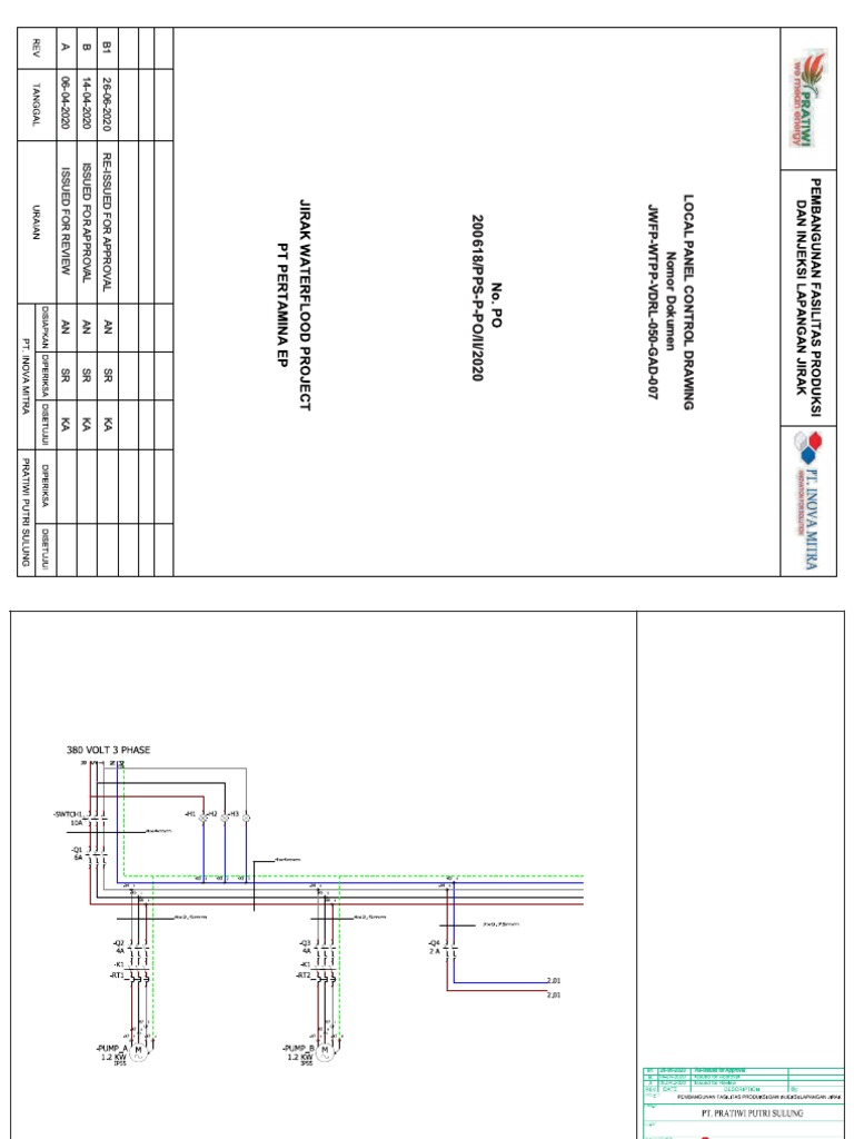 GAD-007 - Local Control Panel Drawing | PDF