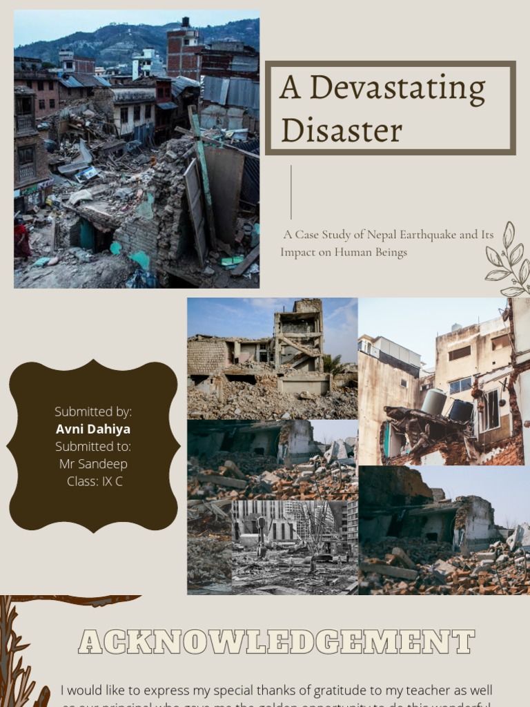 Nepal Earthquake Case Study | PDF | Earthquakes | Emergency Management