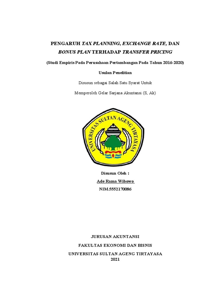 COVER - BAB 1-3 Ade Rama Bismilah Sempro Yyyygagag Visi 33 | PDF