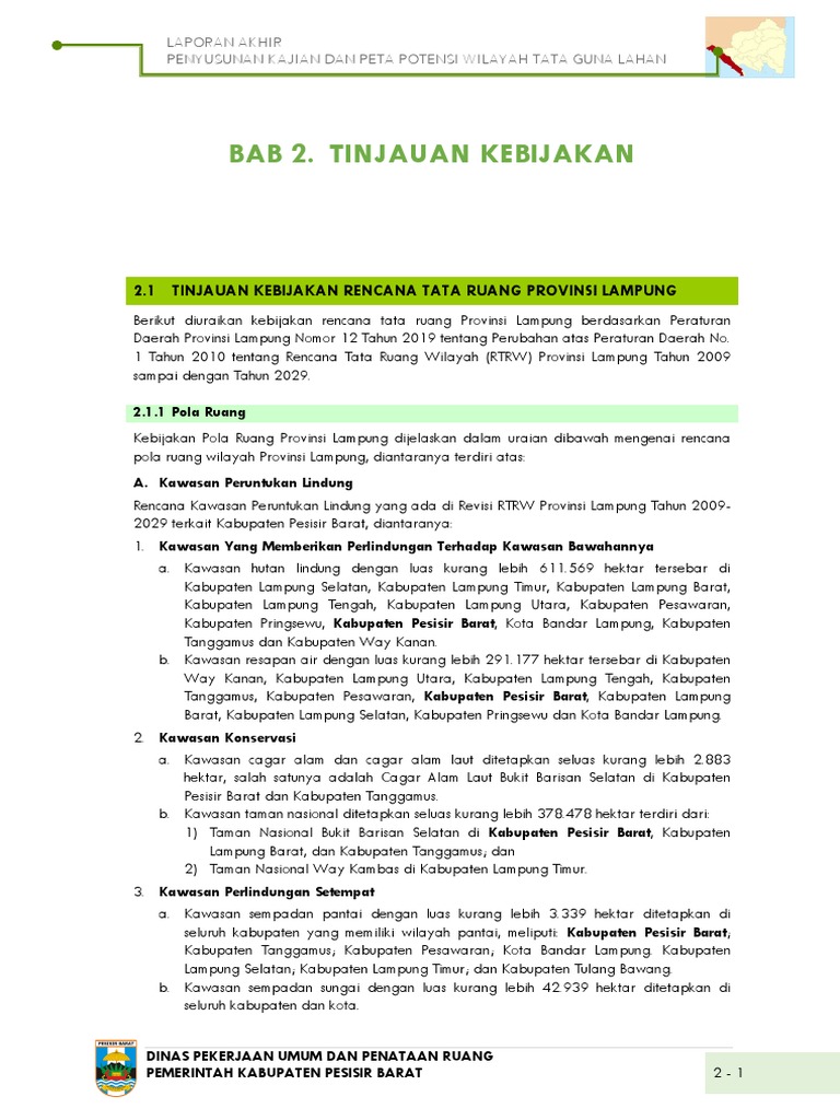 Bab 2-Tinjauan Kebijakan | PDF | Sains & Matematika