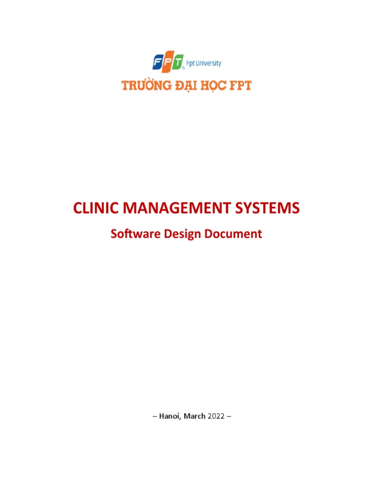 Clinic Management System Design Document | PDF | Databases ...