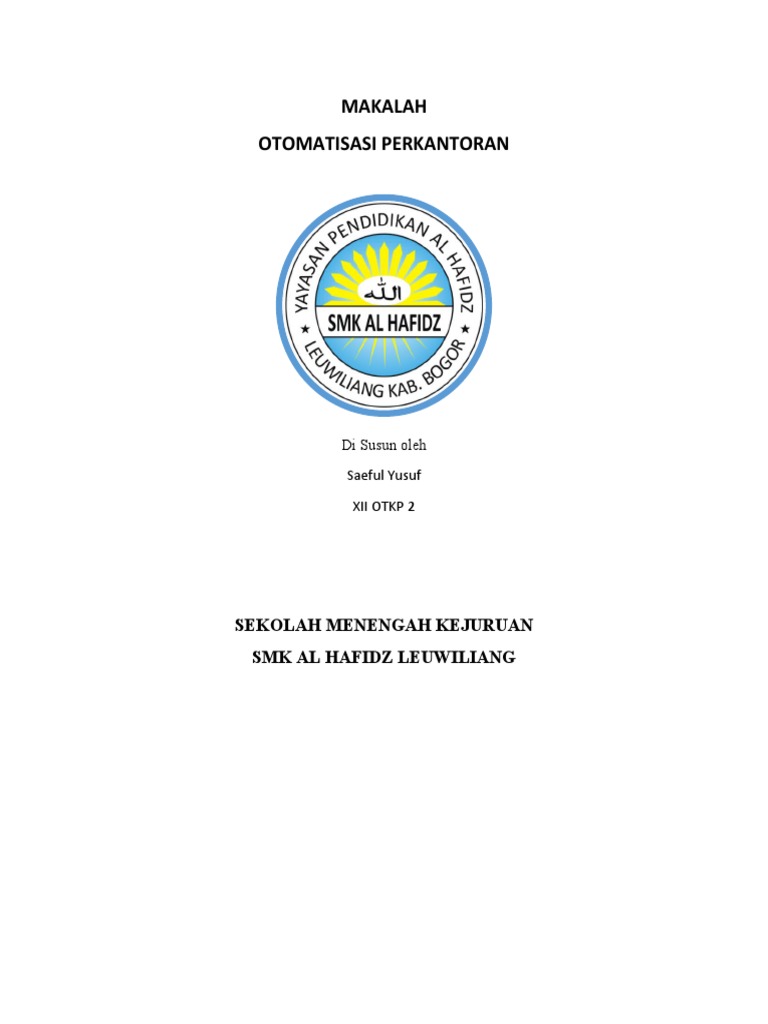 MAKALAH Otomatisasi | PDF