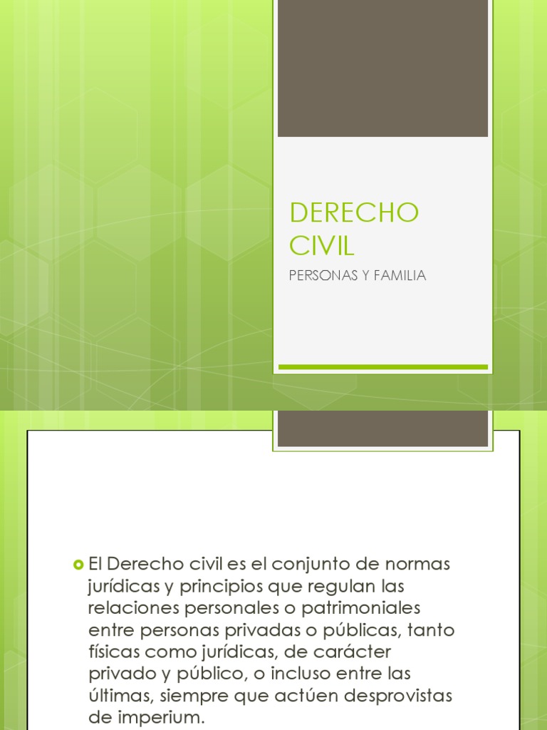 Derechocivil 110829114816 Phpapp02 | PDF | Derecho Civil (Common Law) | México