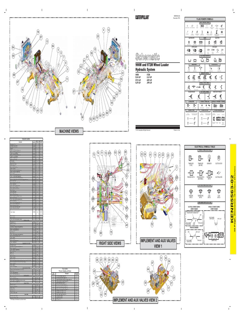 966M and 972M Wheel Loader 966m | PDF | Valve | Fluid Dynamics