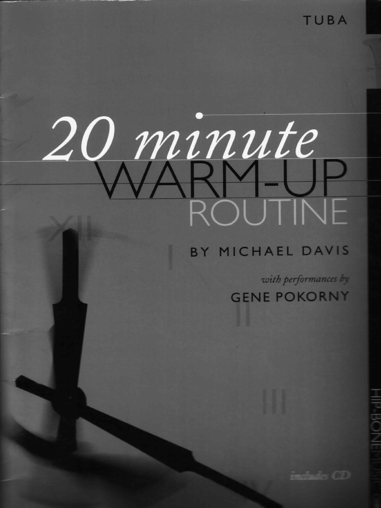 Michael Davis 20 Minute Warm Up Tuba | PDF