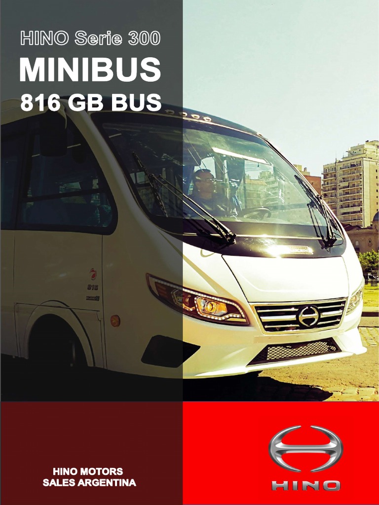 Minibús Hino 5500: Especificaciones y Equipamiento | PDF | Estilos de ...