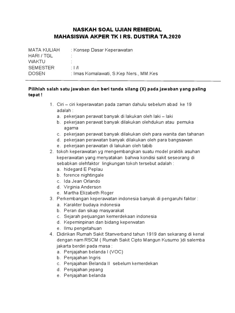 SOAL KDK | PDF