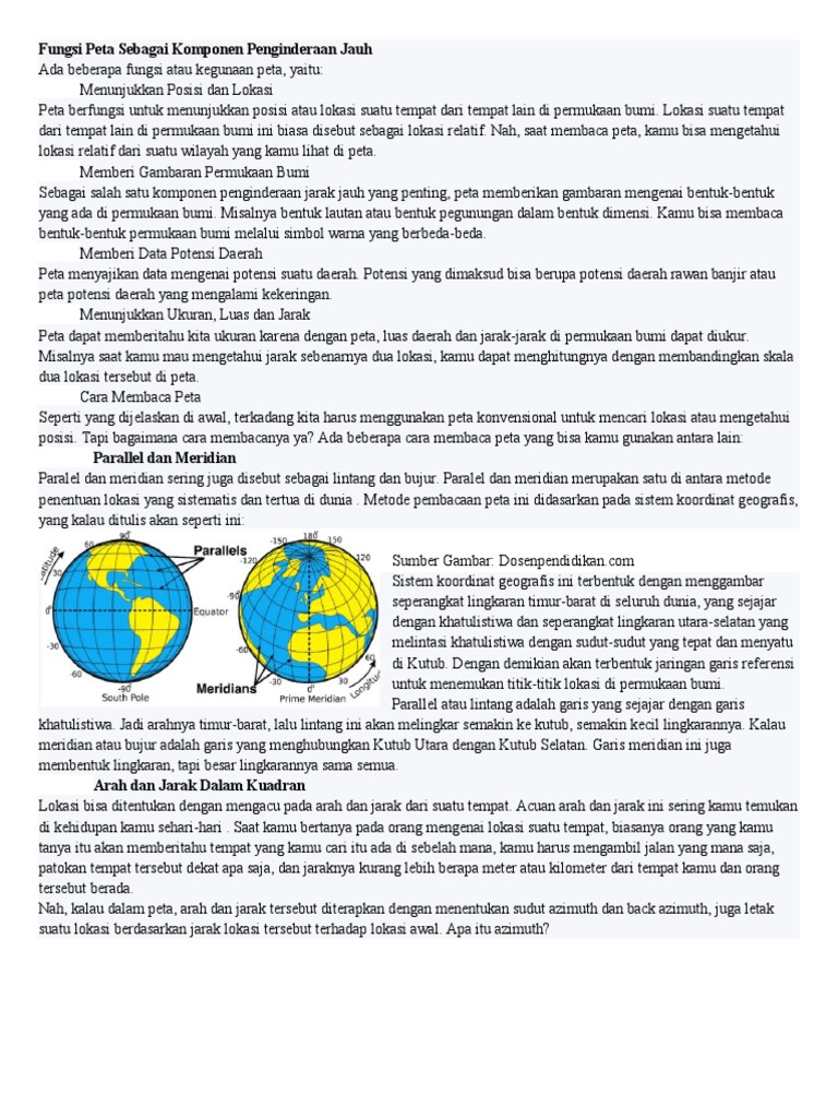 Fungsi Peta | PDF