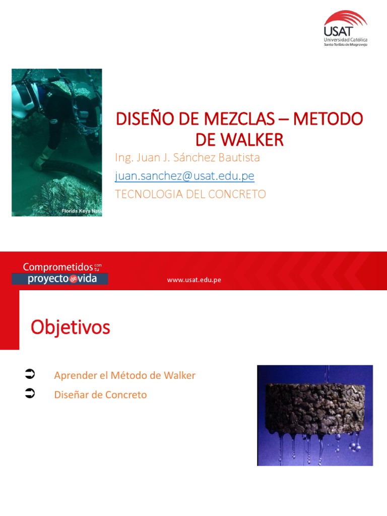 Dosificación de Concreto: Método Walker | PDF | Hormigón | Cemento