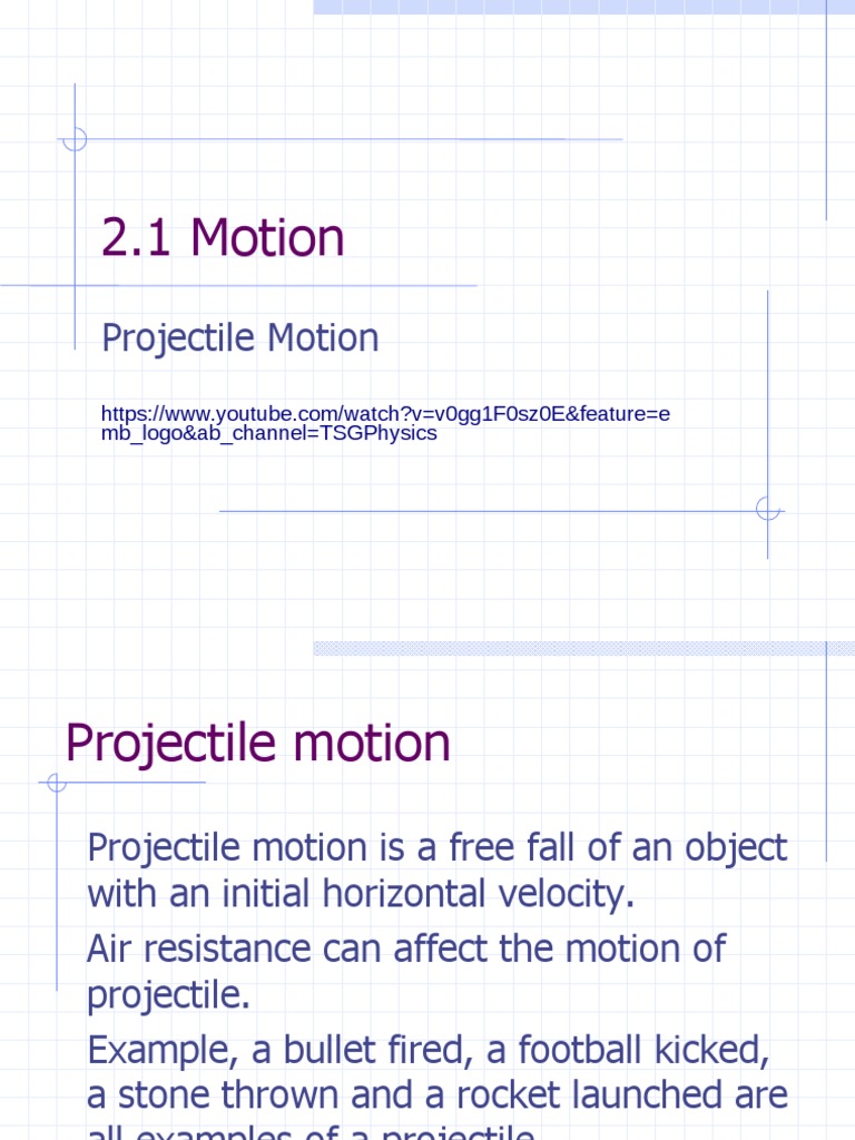 Projectile Motion Intro | PDF | Projectiles | Acceleration