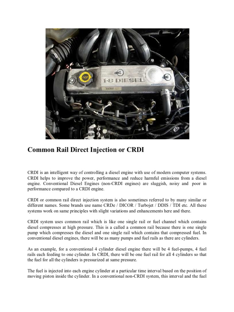 CRDI Engine | PDF