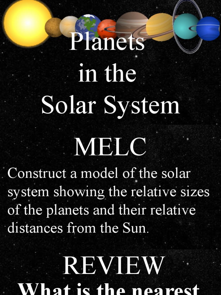 Science 6 - Q4-Week 7-8 Slides | PDF | Planets | Saturn