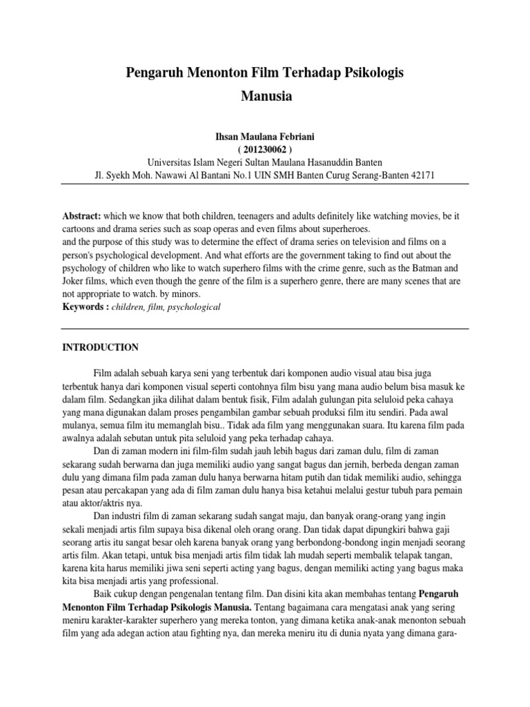 Articel - Ihsan Maulana Febriani | PDF