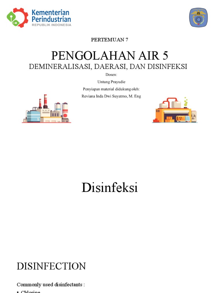 Proses Demineralisasi dan Disinfeksi Air | PDF
