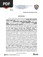 Modelos de Actas Policiales | PDF