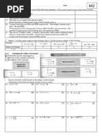 Formula Matematik Tingkatan 2 | PDF
