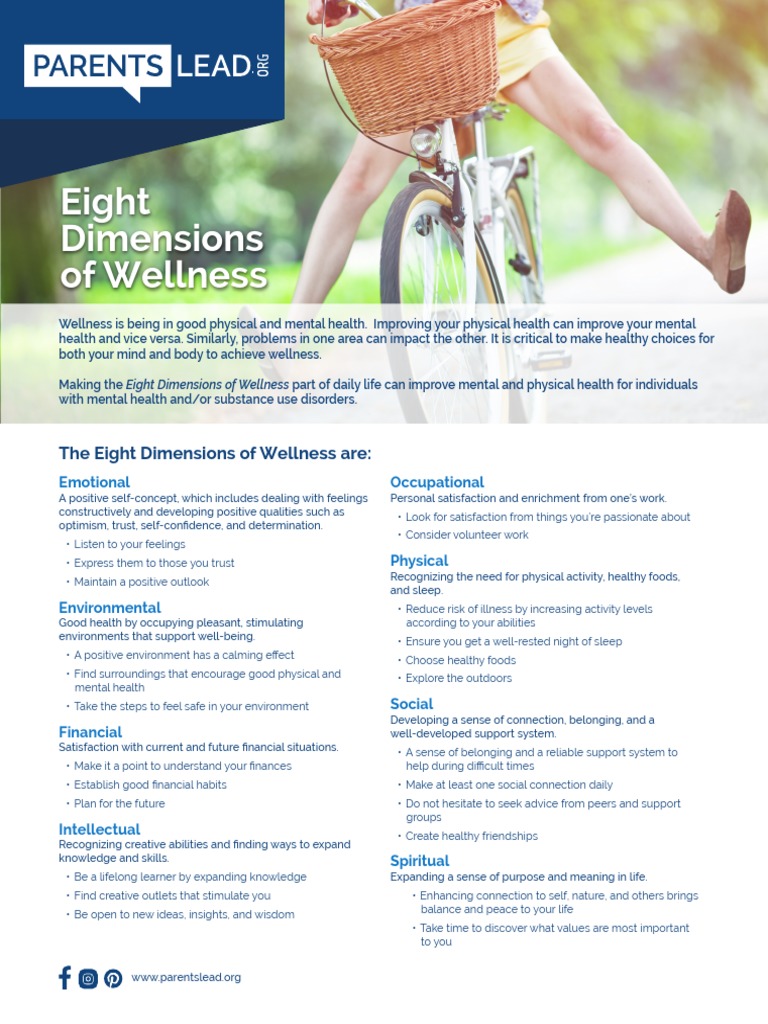 8 Dimensions of Wellness | PDF | Mental Health | Cognitive Science