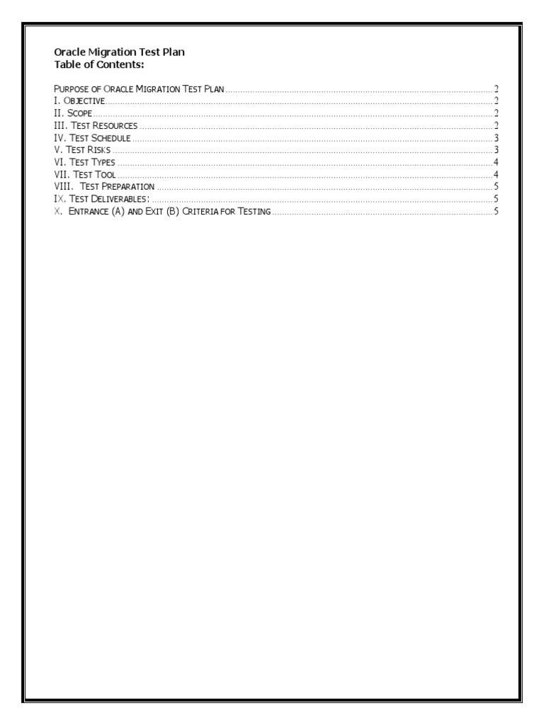 Oracle Migration Testing Guide Pdf Software Testing Systems Engineering