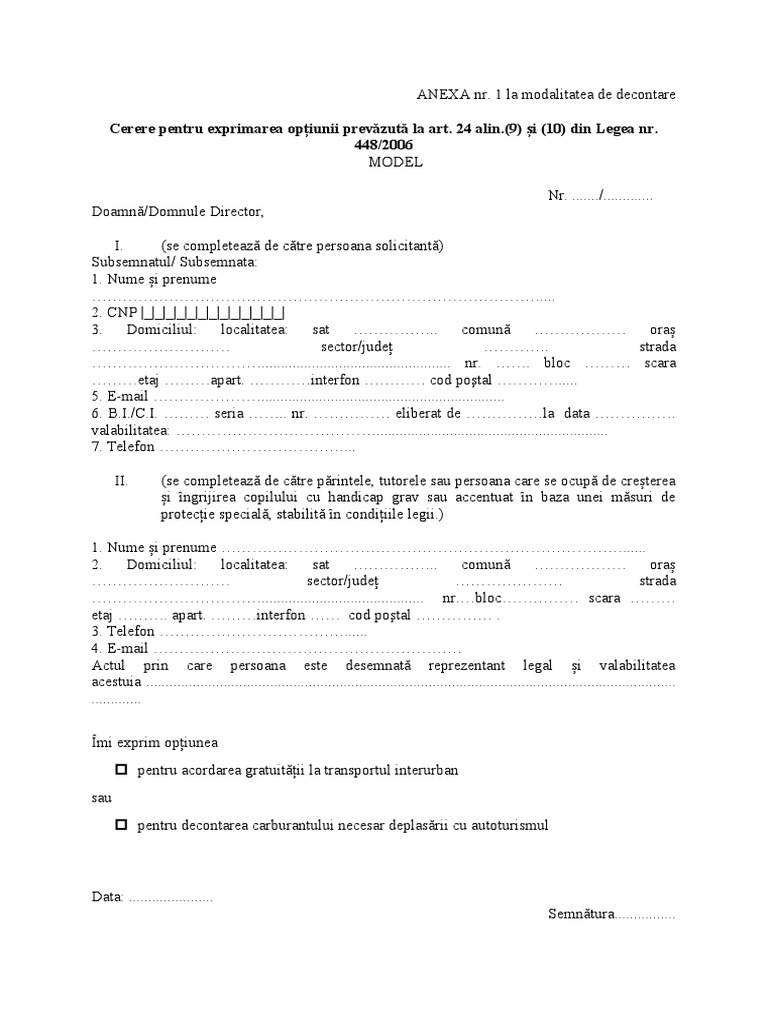 Anexe Transport | PDF