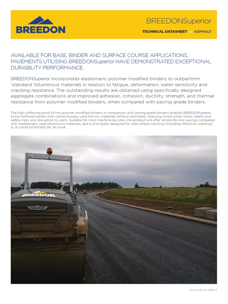 Breedon Superior DS 08.17 New | PDF | Road Surface | Concrete