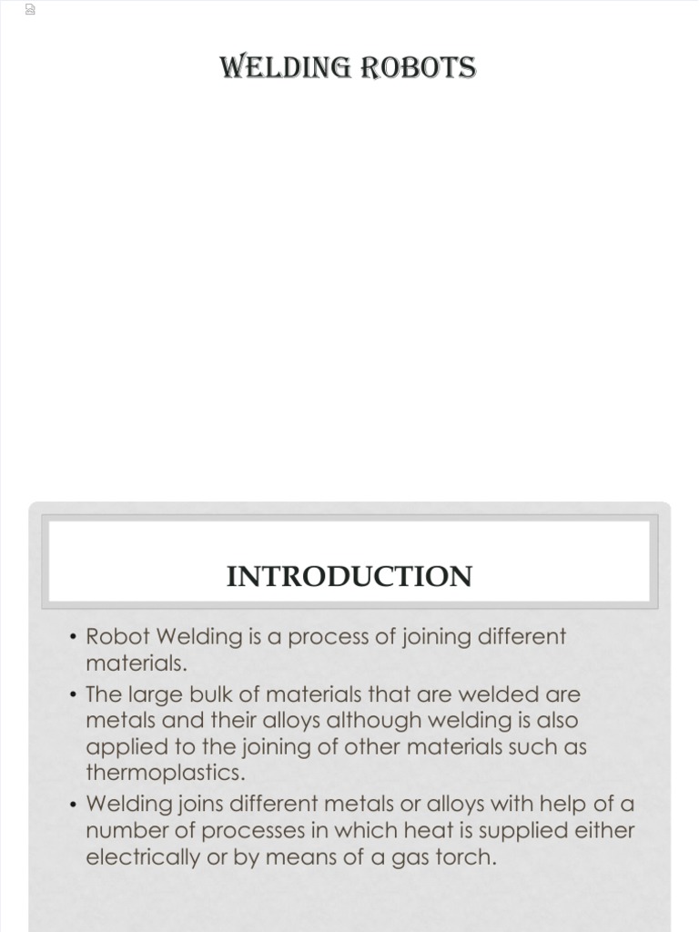 Welding-Robots | PDF | Construction | Welding