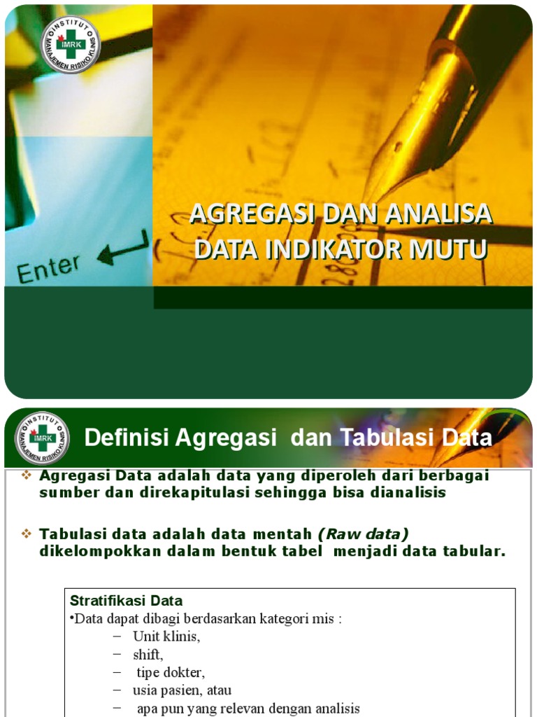 Agregasi Dan Analisa Data Indikator 2022 | PDF