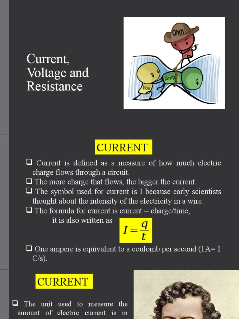 Current, Voltage and Resistance | PDF | Electrical Resistance And ...