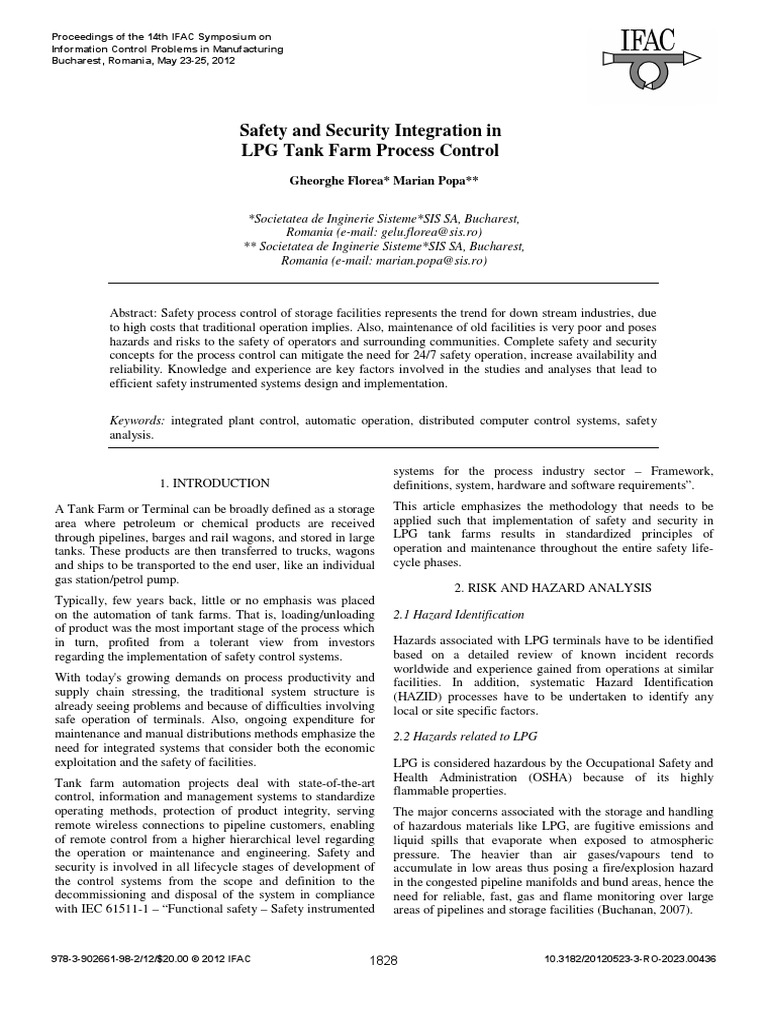 LPG Terminal Safety | PDF | Risk | Liquefied Petroleum Gas