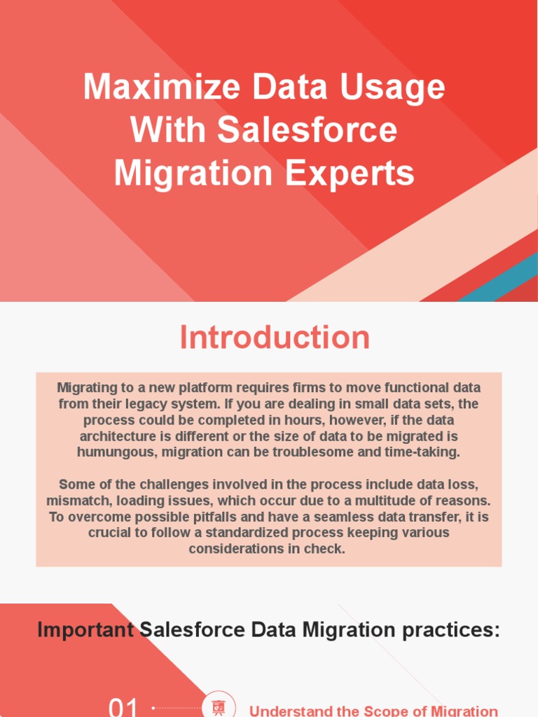 Maximize Data Usage With Salesforce Migration Experts Pdf Computing