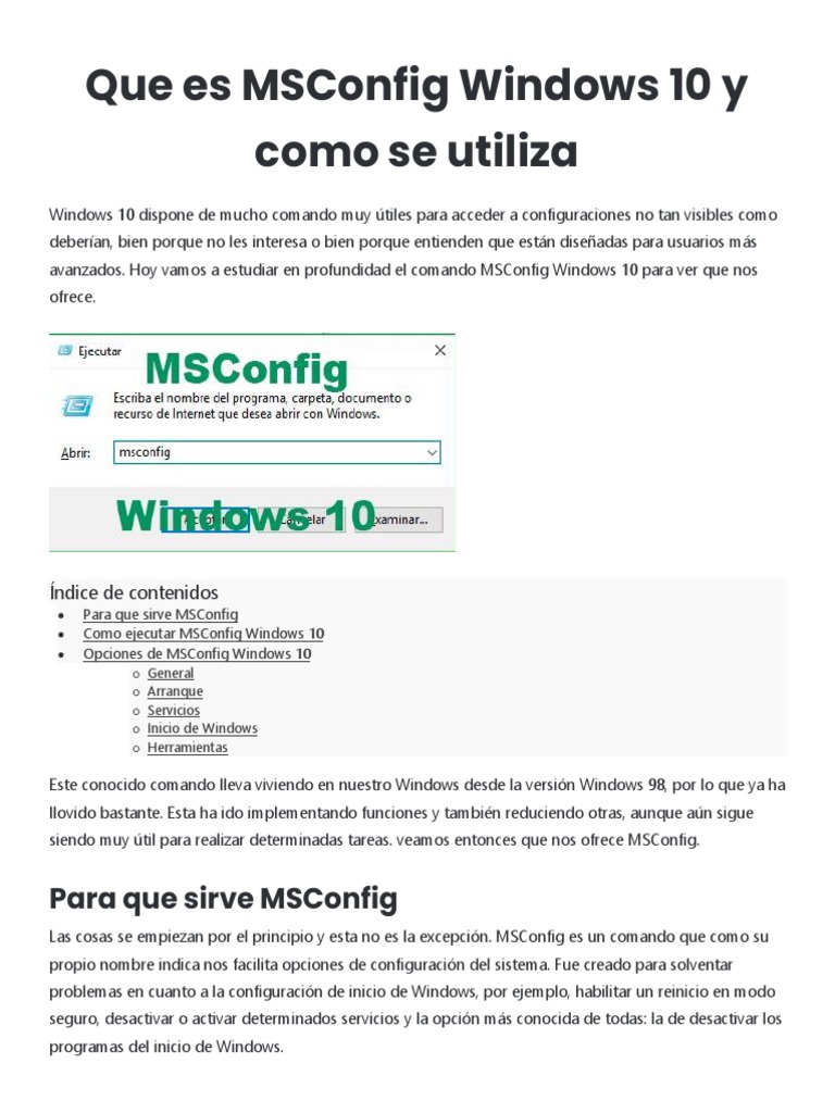 Msconfig Windows 10 Français | Installer Msconfig Windows 10 – EDKNFQ
