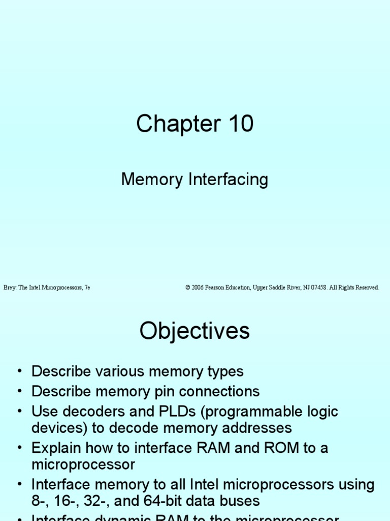 COE305 - Chapter 10 | PDF | Random Access Memory | Dynamic Random ...