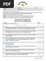 Math Literature | PDF | Fraction (Mathematics) | Multiplication