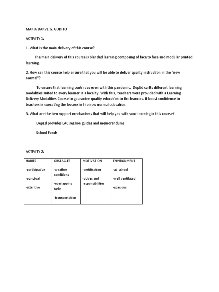 Lesson 1 | PDF | Career & Growth | Wellness