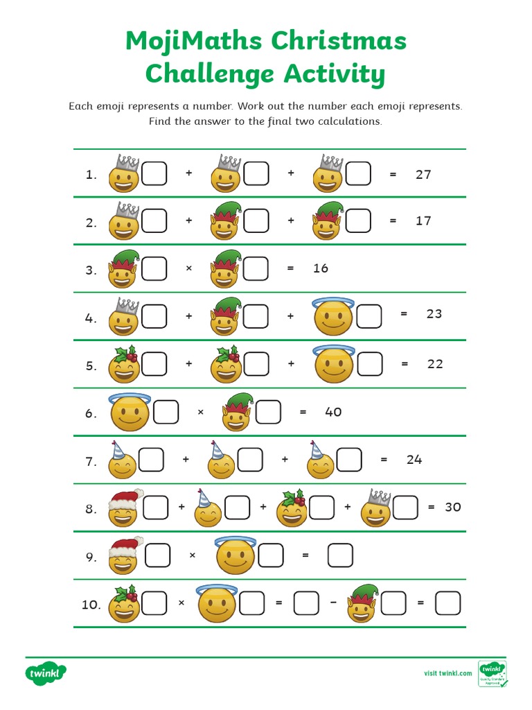 9 To 12 Challenging Worksheet | PDF