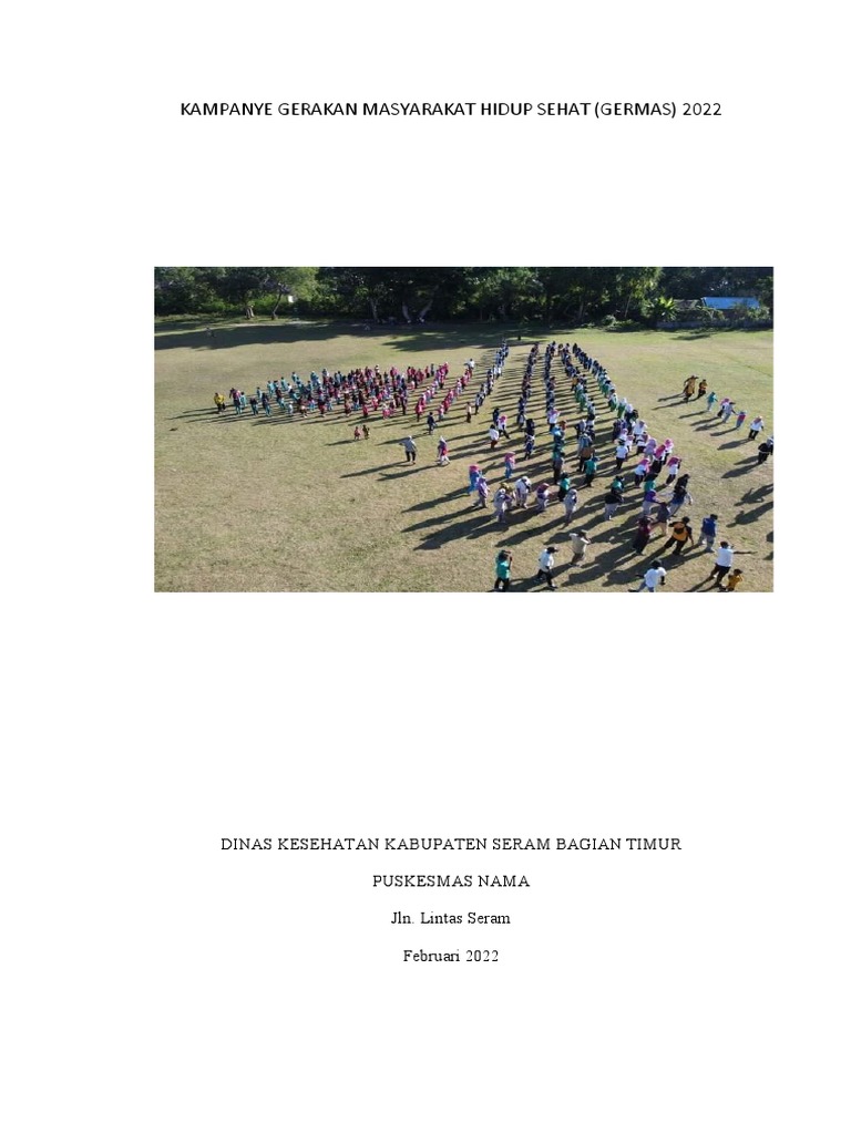 Laporan Kegiatan Germas Pdf