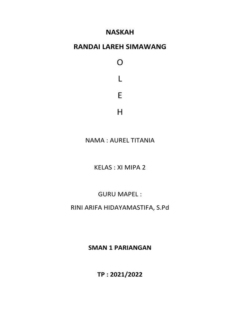 Naskah Randai | PDF