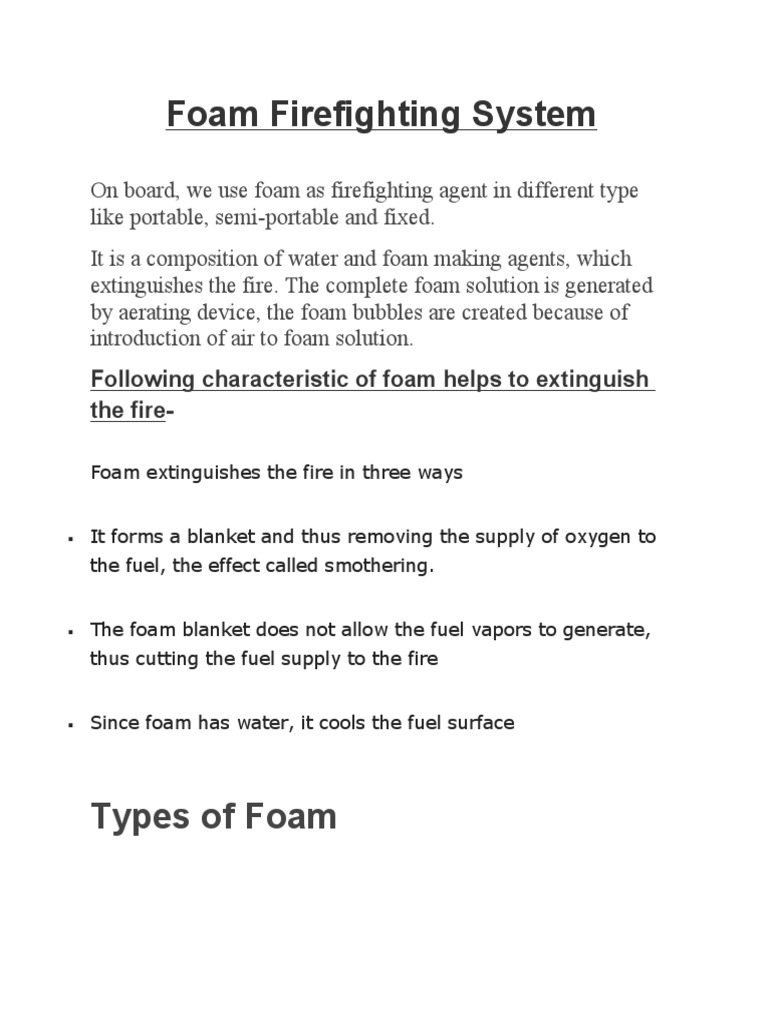 Fixed Foam | PDF
