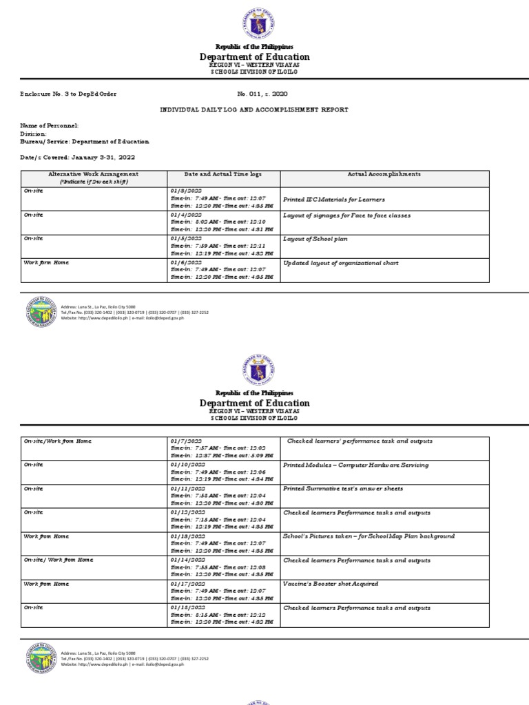 Teachers' Weekly Home Learning Plan Template | PDF | Computing