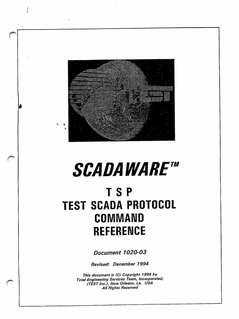 Scadaware Command Reference Dec 1994 Doc 1020 03 Pdf Command Line Interface Scada